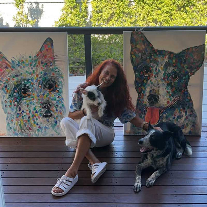 Custom Pet Portraits By Best Pet Portrait Artist in Australia – Tracey ...